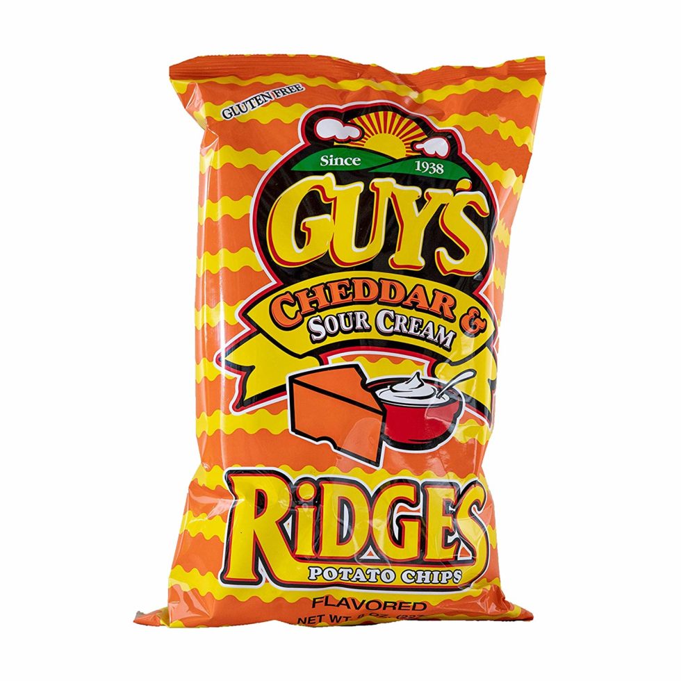 Cheddar & Sour Cream Ridges | Get Guy's Snacks